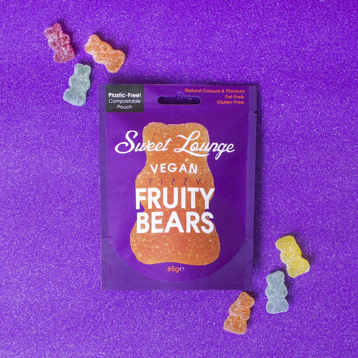 Vegan Fizzy Fruity Bears Pouch 10 x 65g – mahalo